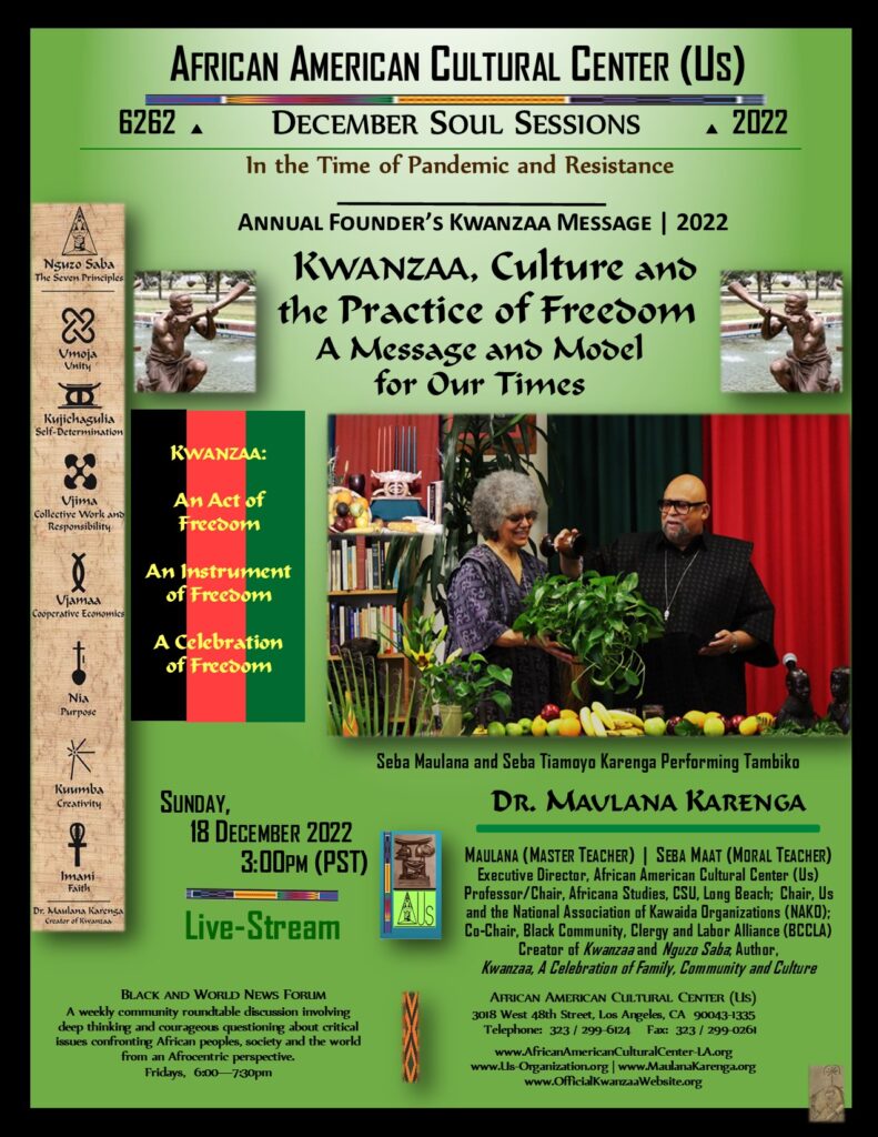 Kwanzaa Resource Center – African American Cultural Center-Los Angeles