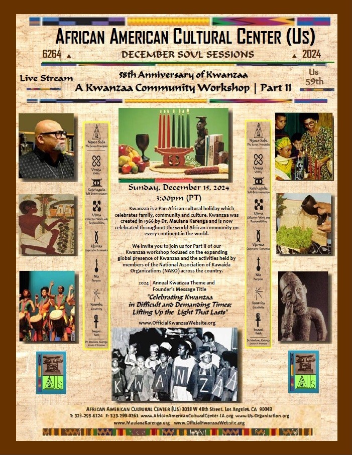 Kwanzaa Week Celebrations – African American Cultural Center-Los Angeles